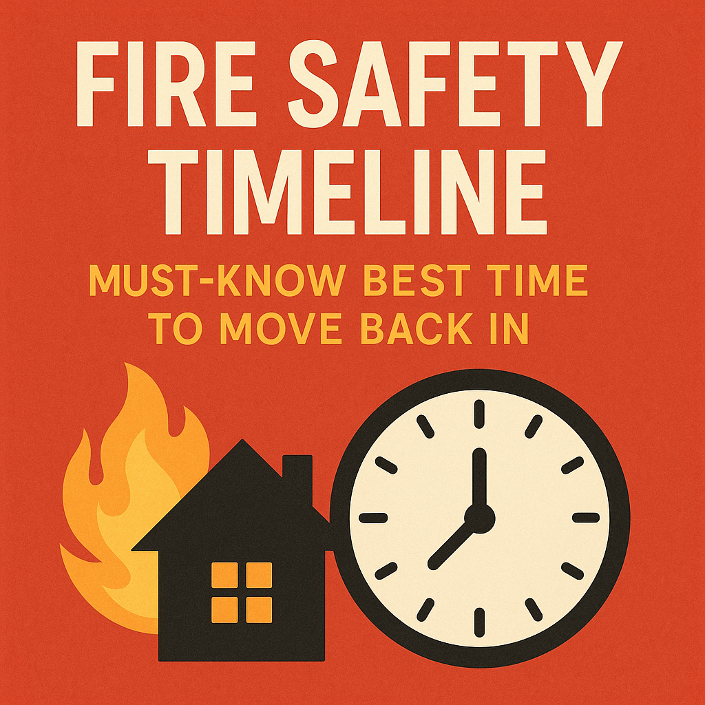 Fire Safety Timeline: Must-Know Best Time to Move Back In - Water ...